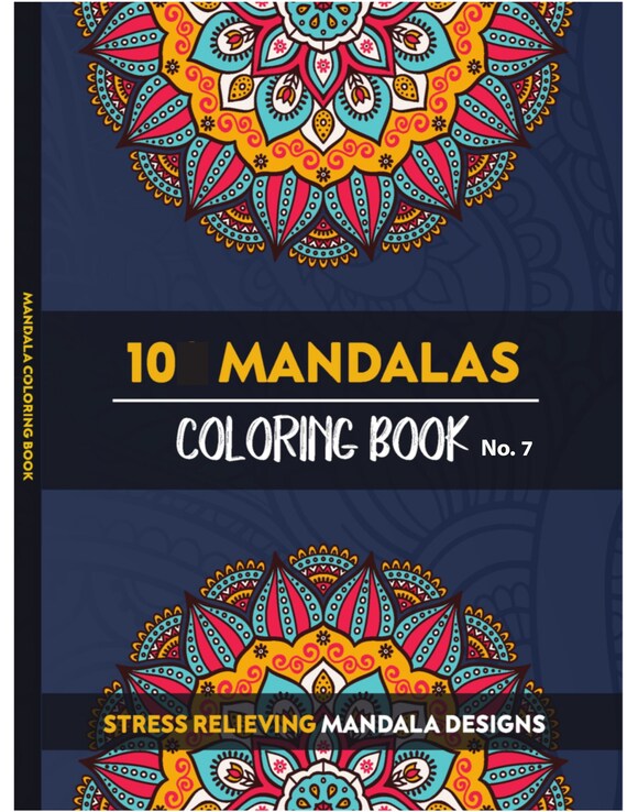 10 Mandalas Coloring Book | Etsy