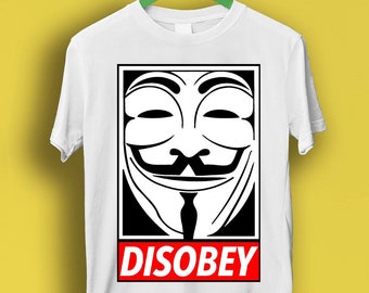 Disobey T-shirt. Free Shipping. - Etsy