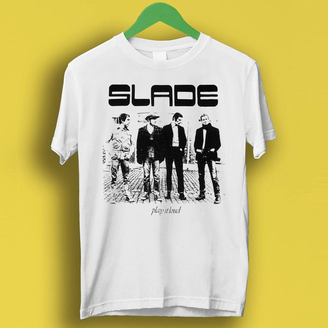 Slade Music Rock 70s Design Meme Gift Tee Gamer Cult Movie Music T ...