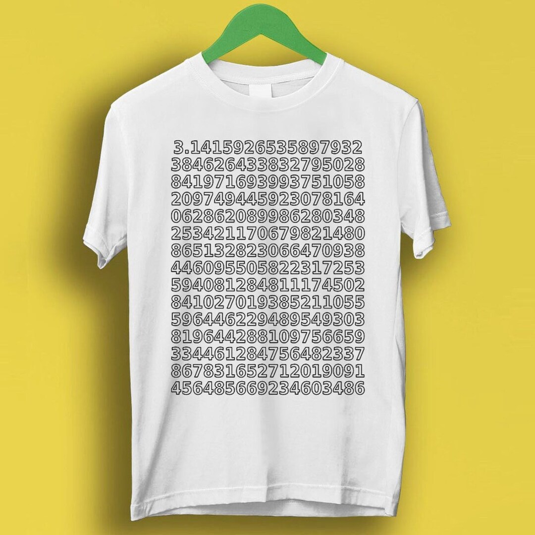 Pi Number 3.14 Math Design Meme Gift Funny Style Unisex Gamer Cult ...