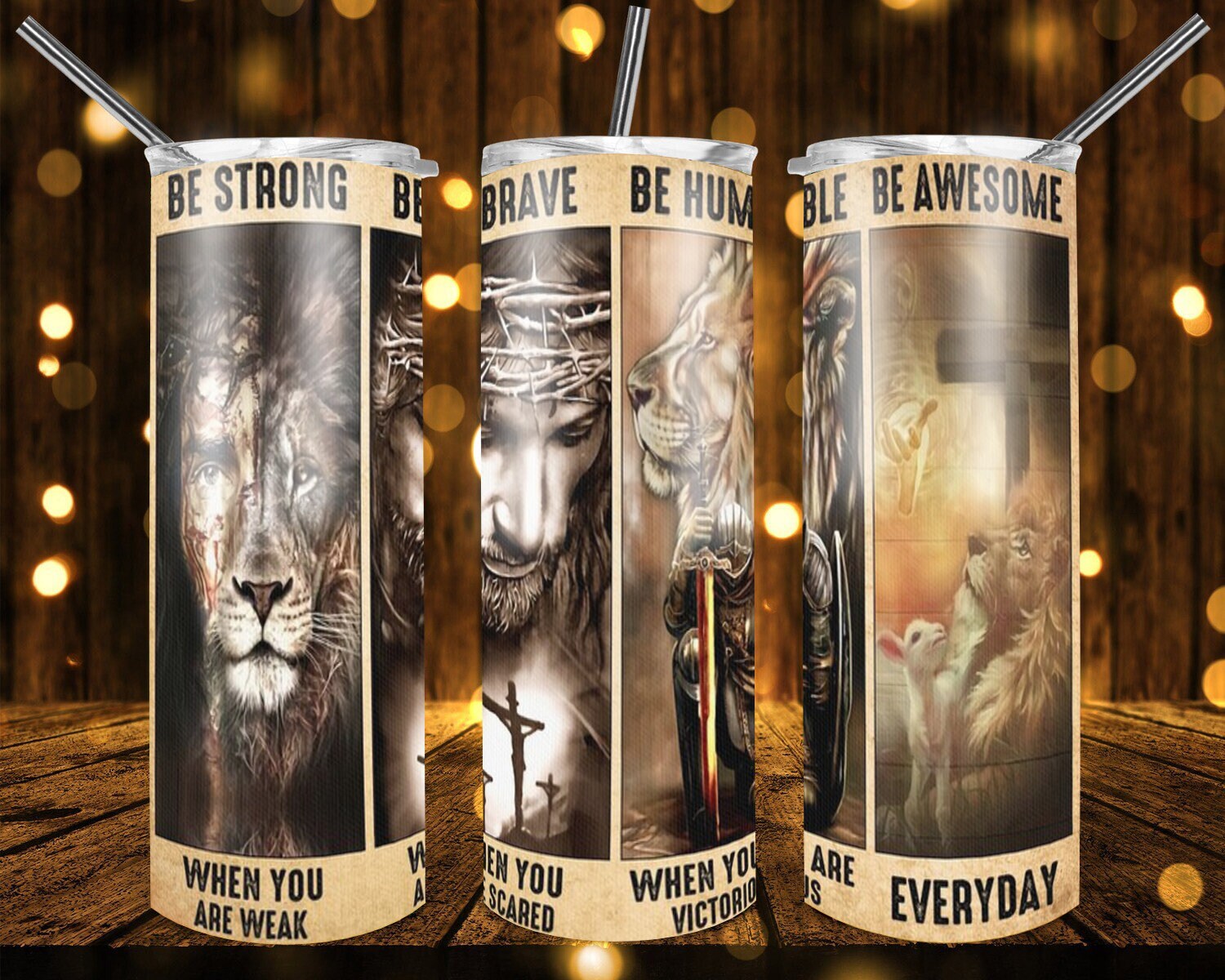 Be Strong Designs 20 Oz Tumblers PNG Bundle Sublimation Design ...
