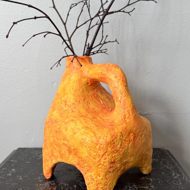 Paper Mache Vase - Etsy