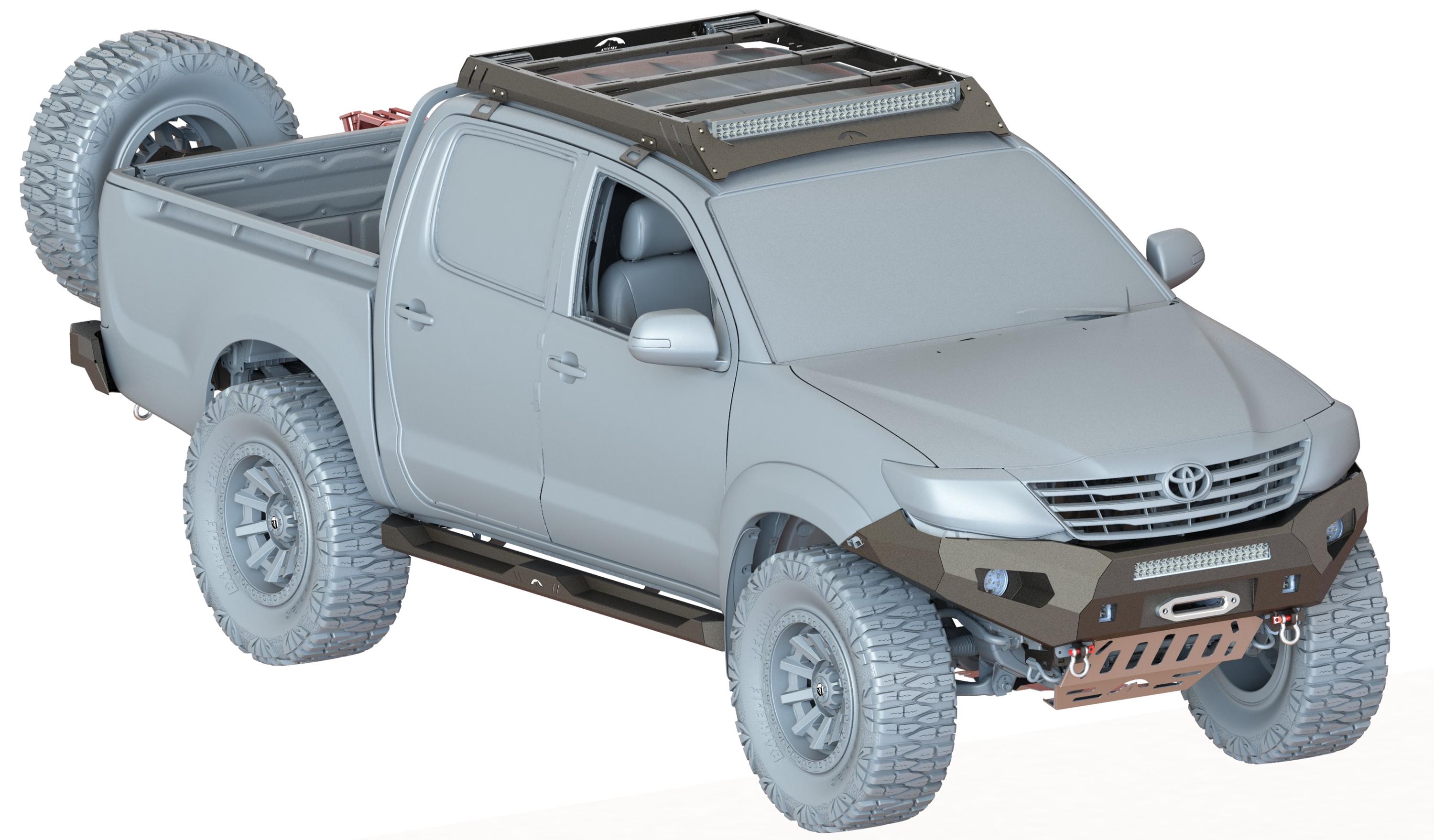 Toyota Hilux 2012-2015 Front Bumper DIY KIT Digital Files - Etsy