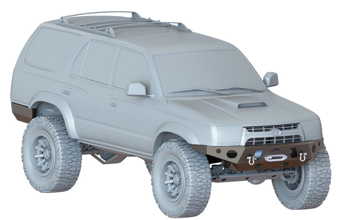 Toyota 4 Runner 3rd Gen Front Bumper DIY KIT Digital Files - Etsy
