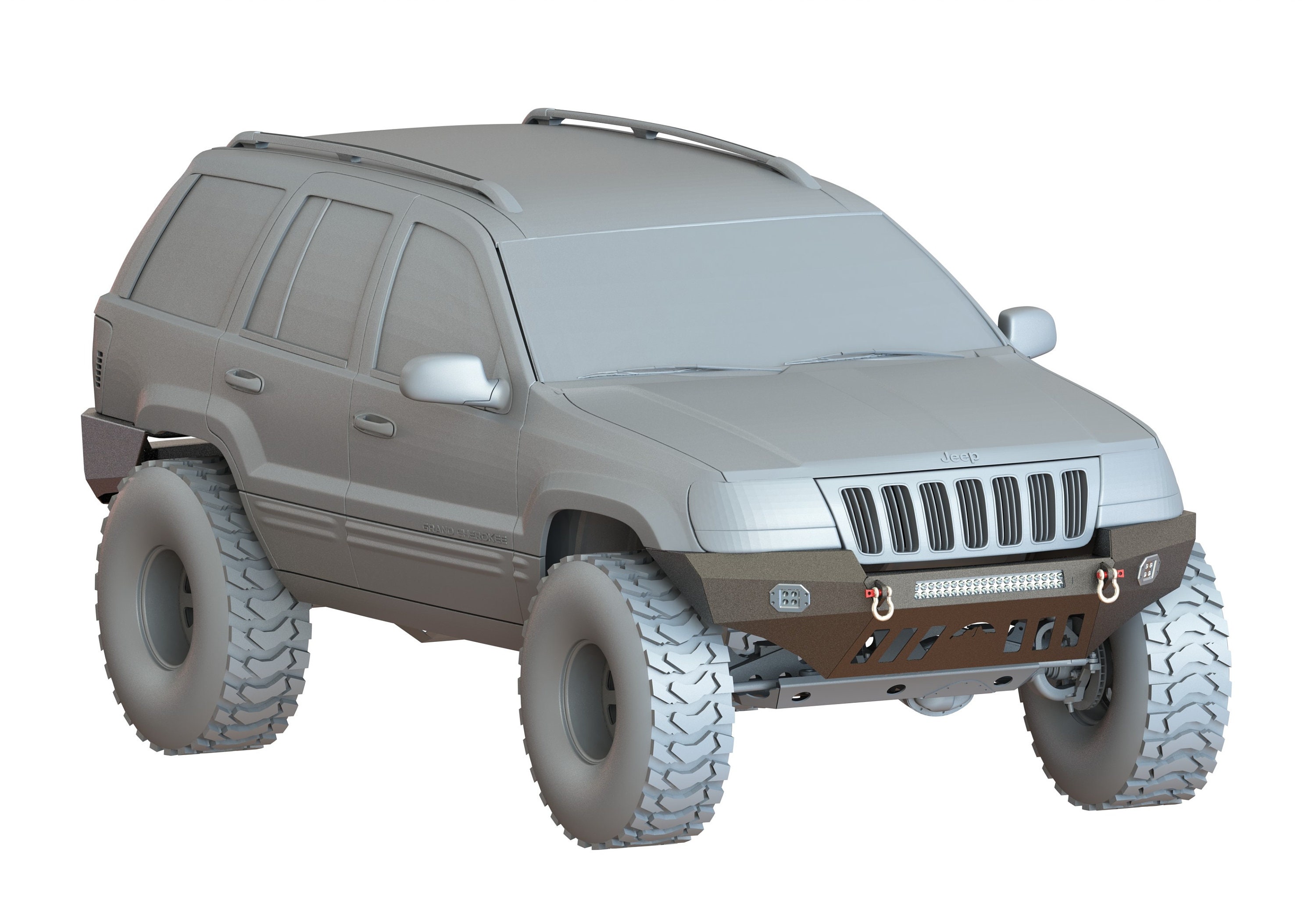 Jeep Grand Cherokee WJ Front Bumper DIY KIT Digital Files - Etsy