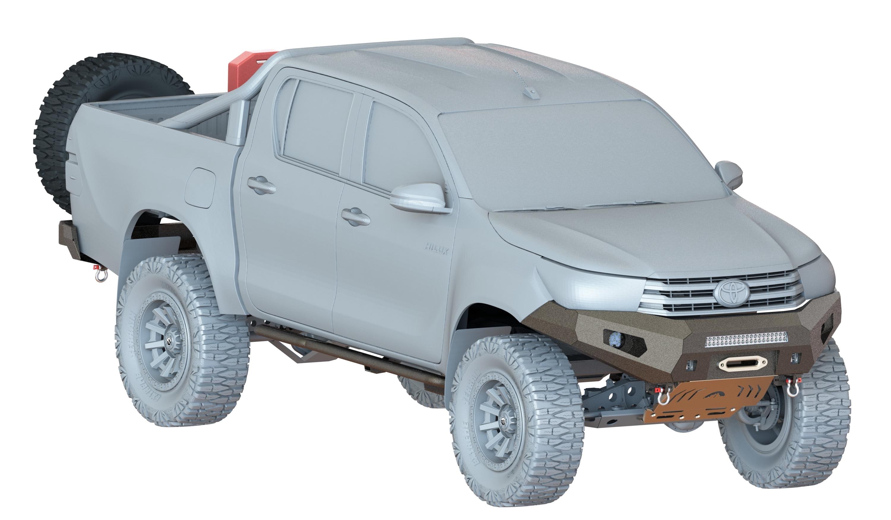 Toyota Hilux 2016+ Front Bumper DIY KIT Digital Files - Etsy