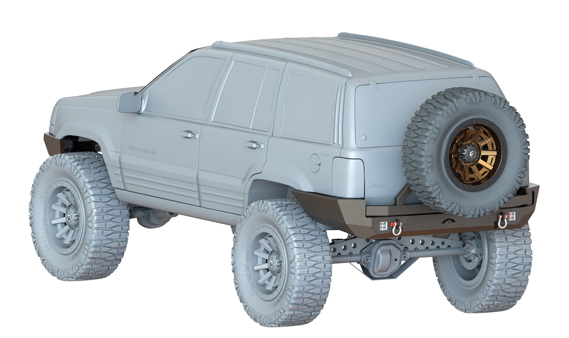 Jeep Grand Cherokee Zj Rear Bumper DIY KIT Digital Files - Etsy