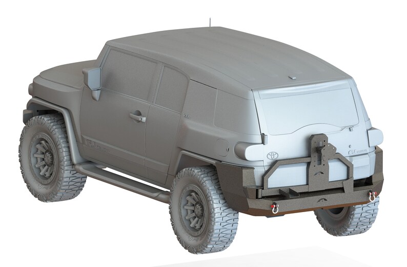 Toyota FJ Cruiser Rear Bumper DIY KIT Digital Files - Etsy