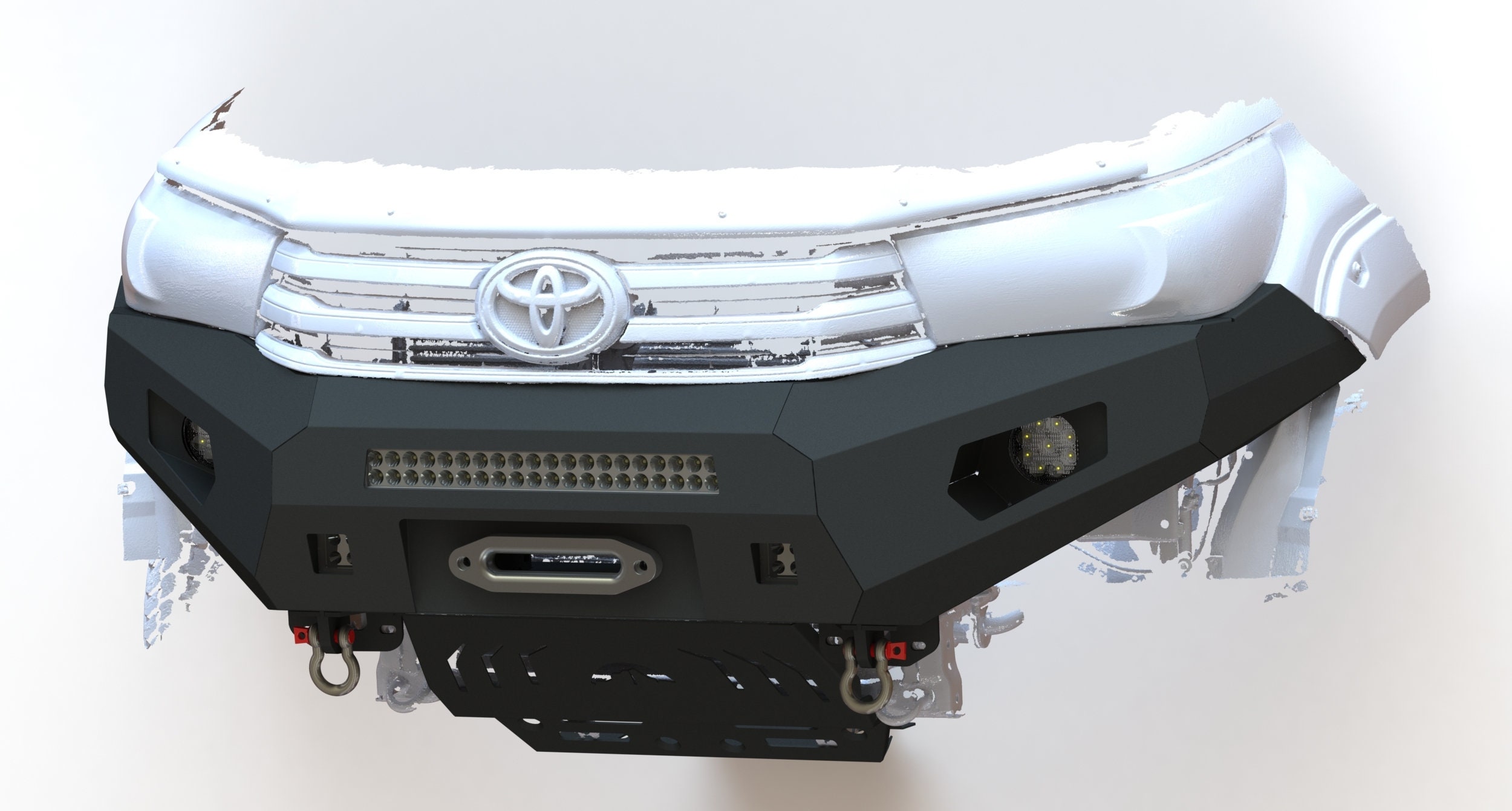 Toyota Hilux 2016 Front Bumper DIY KIT - Etsy