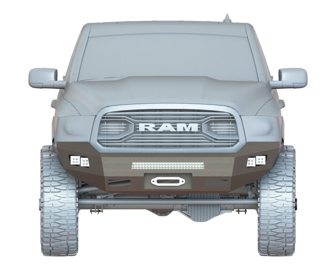 Dodge RAM 1500 4th Gen Front Bumper DIY KIT Digital Files - Etsy