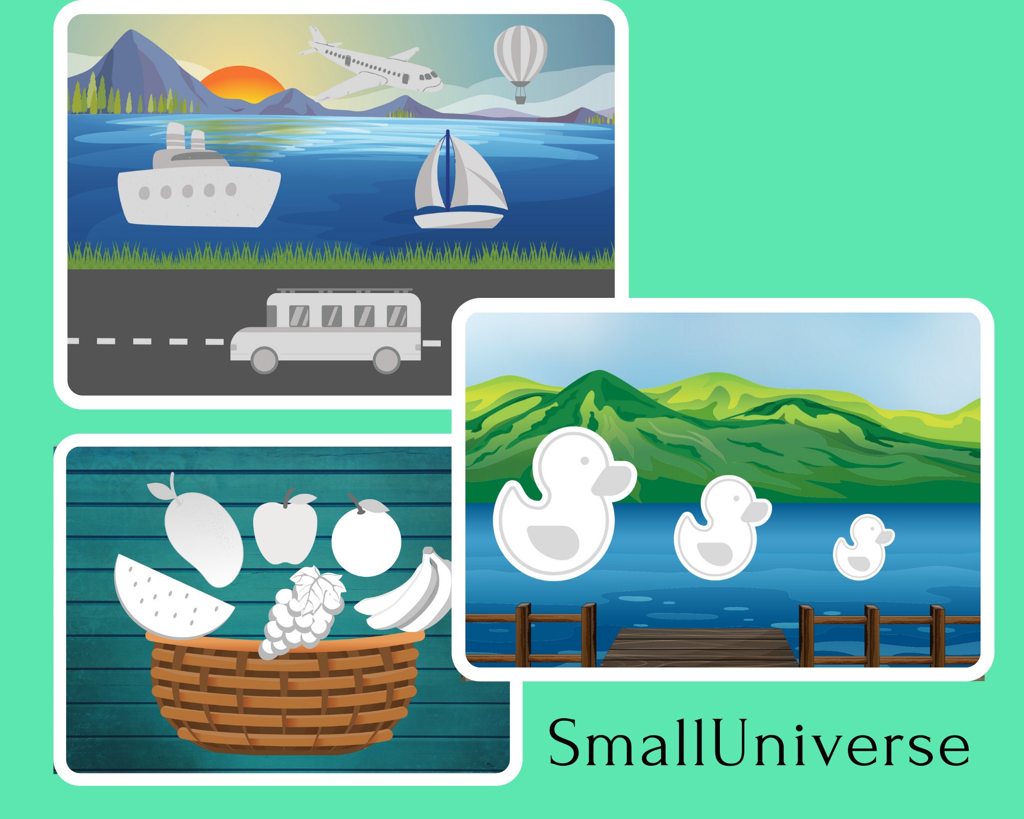 Color-shapes-sizes-number-alphabet Activities in Smalluniversebygauri's ...