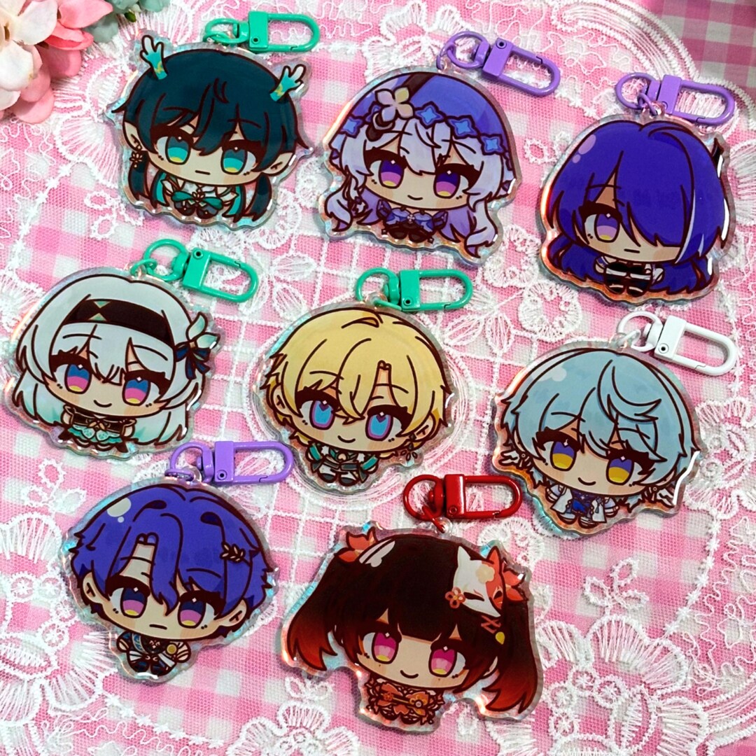 Rainbow Epoxy Keychains – Honkai Star Rail / HSR Characters | Perfect ...