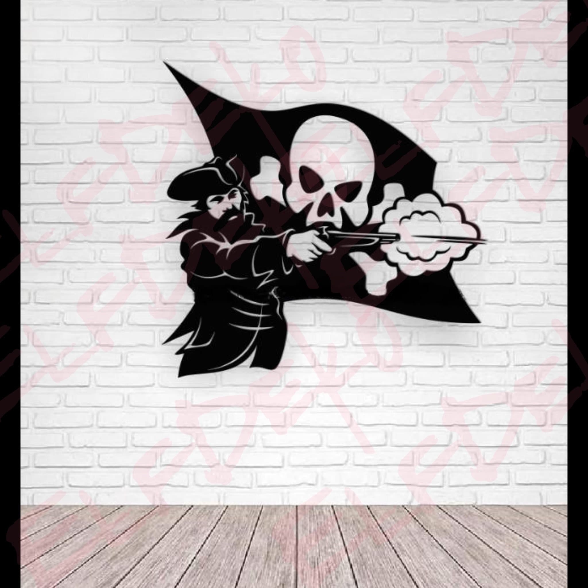 Pitrate Flag Desing At, DXF, SVG and PDF - Etsy