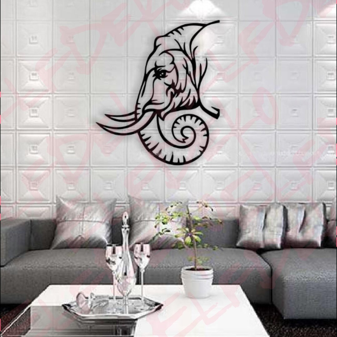 Elephant Laser Cut Design at PDF, DXF and SVG Files - Etsy Australia