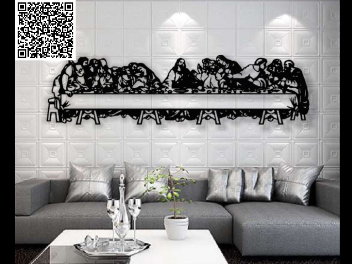 Last Supper Wall Art Decor Laser Cut Dxf Glowforge Svg Xtool CNC Router ...
