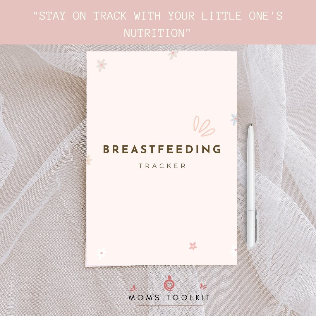 Breastfeeding Tracker Printable - New Mom Gift - Nursing Progress -baby ...