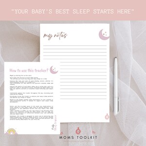Baby Sleep Tracker, Printable Baby Sleep Log, Digital Baby Sleep ...