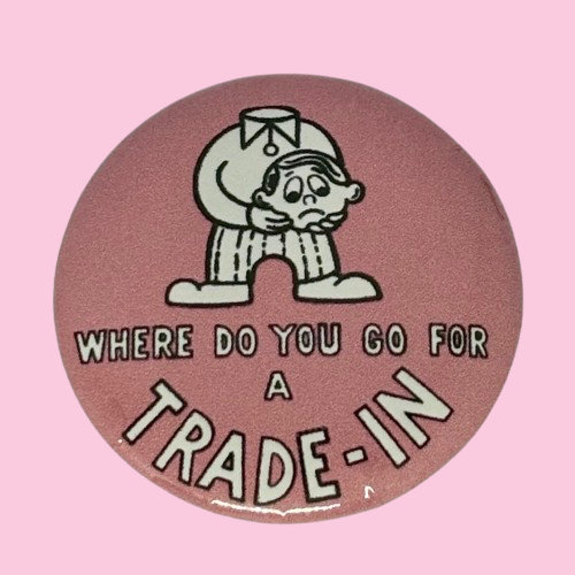 Heads up PINBACK BUTTON SET funny Weird Retro Vintage Reproduction - Etsy