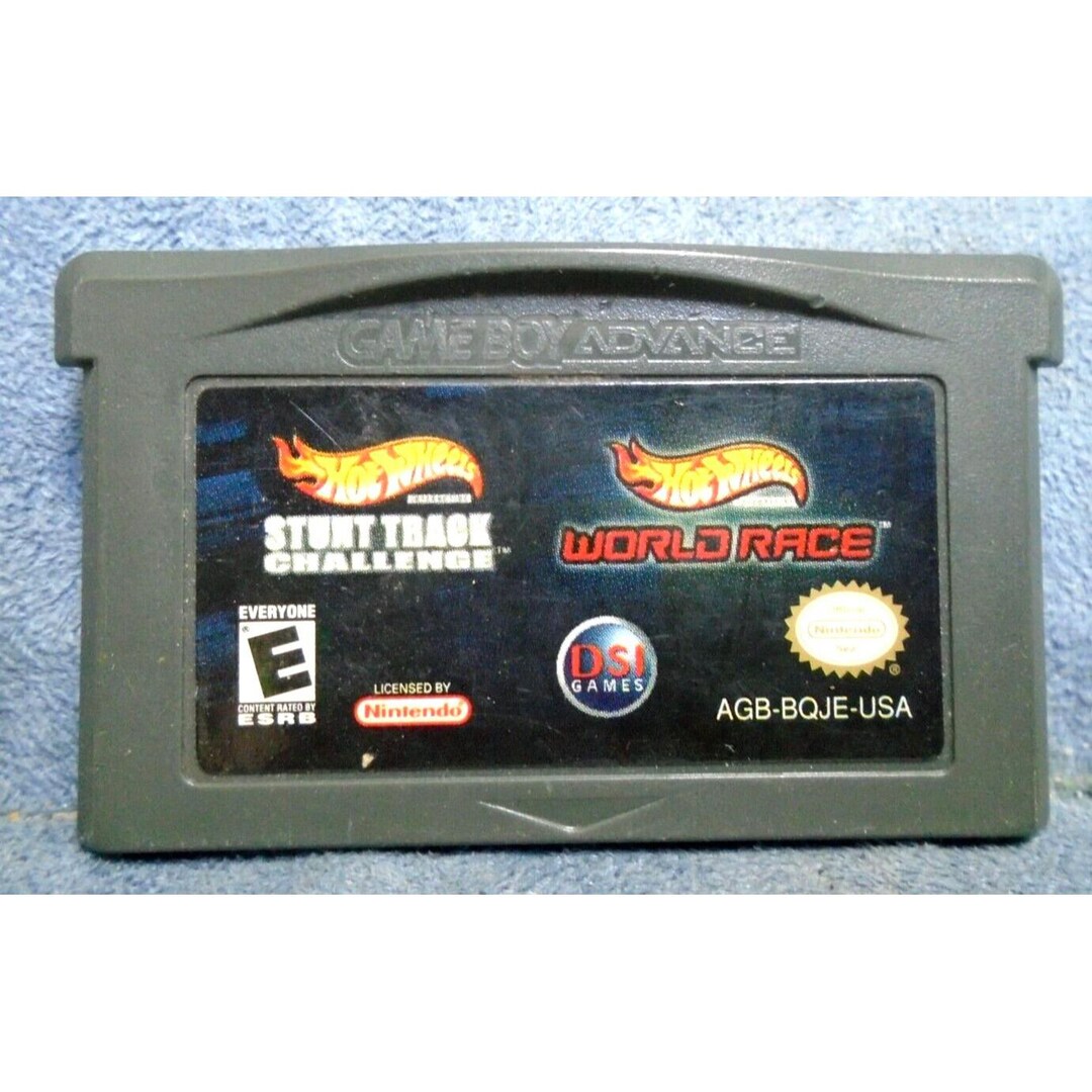 Hot Wheels Stunt Track Challenge Race Gameboy Advance Game Cartridge ...
