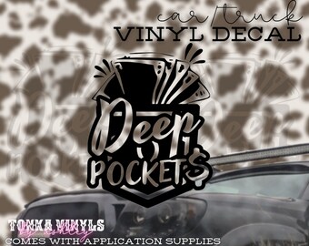 Deep Pockets Decal - Etsy