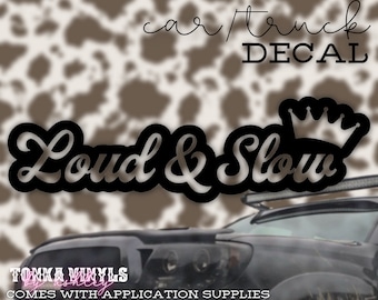 CUSTOM TEXT Vinyl Decal Sticker JDM Car Diesel Truck Turbo - Etsy