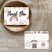 Boho Rainbow Thank You Card Template Canva Template Boho Business Cards ...