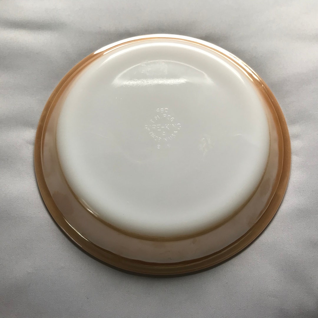 1950s Peach Lustre Fire King 9 Inch Pie Dish #460 - Etsy