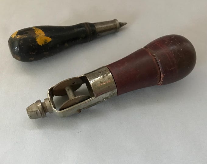 1903 C.a.myers Co. Chicago Leather Awl & Stanley Hurwood Mini Awl - Etsy