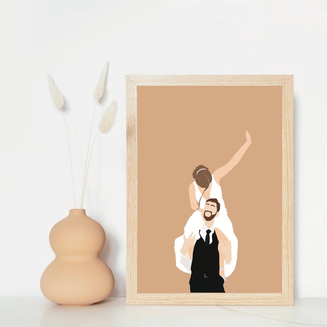 Faceless Portrait, Custom Digital Portrait, Custom Minimalist Portrait ...