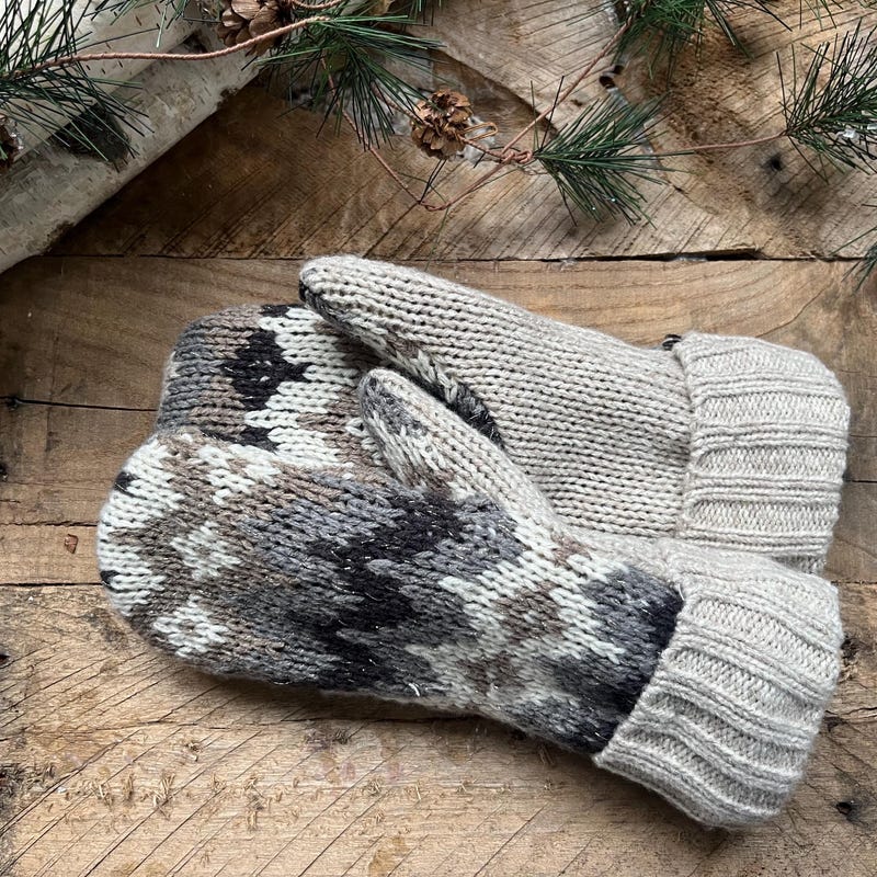 Sweater Mittens - Etsy