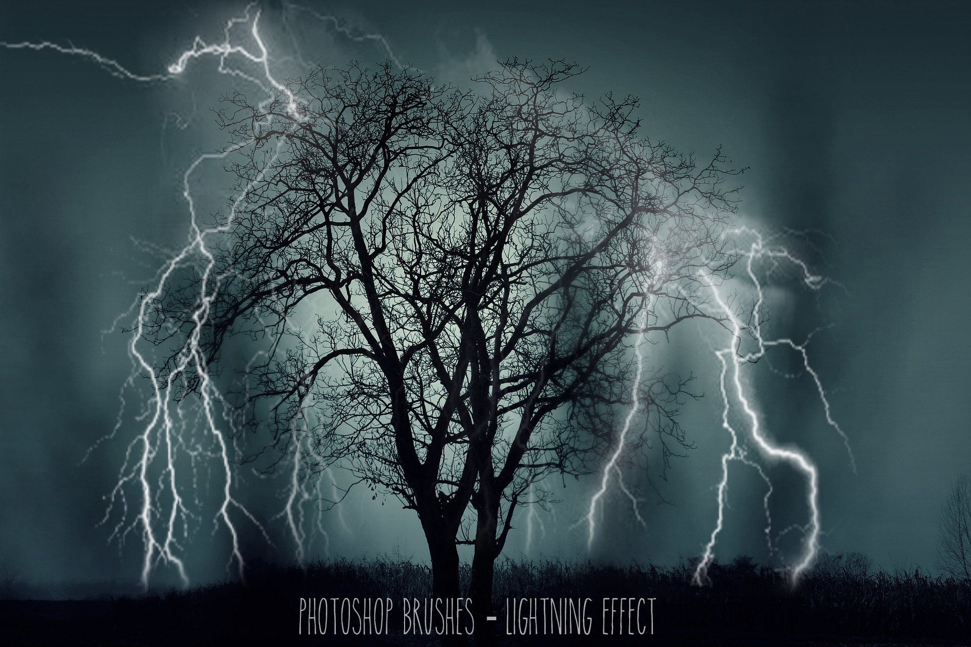 PHOTOSHOP BRUSHES Lightning Brushes Lightning Flash Brushes - Etsy