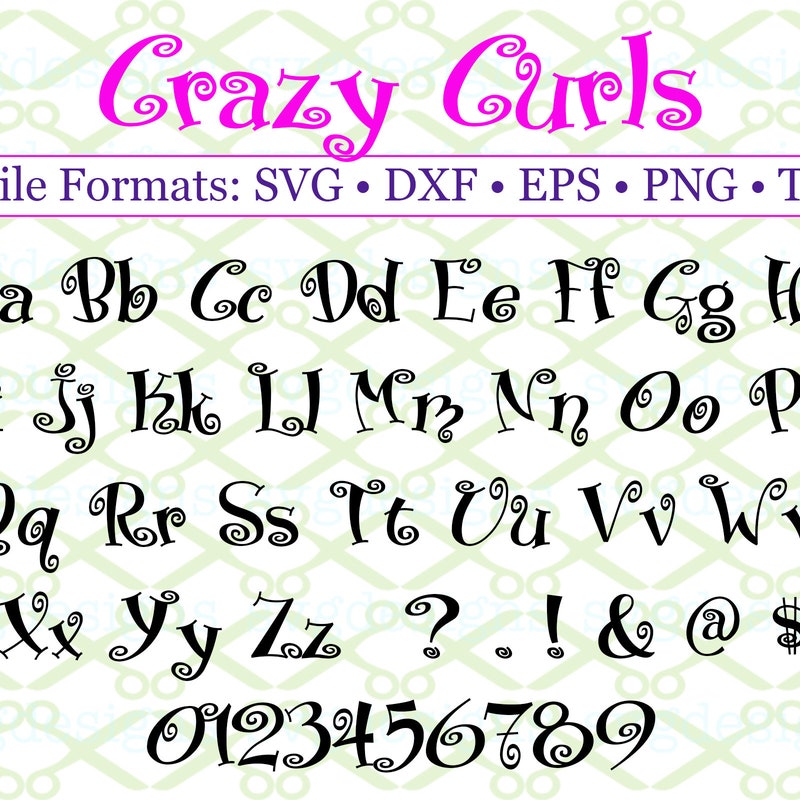 Curlz Font - Etsy