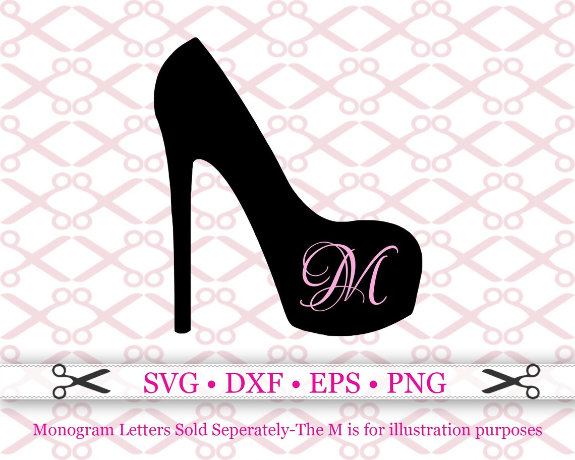 Stiletto SVG Dxf Eps PNG Stiletto Shoe Svg High Heels - Etsy