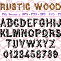 Watercolor Wood Alphabet, Letters, PNG Individual Images, Commercial ...