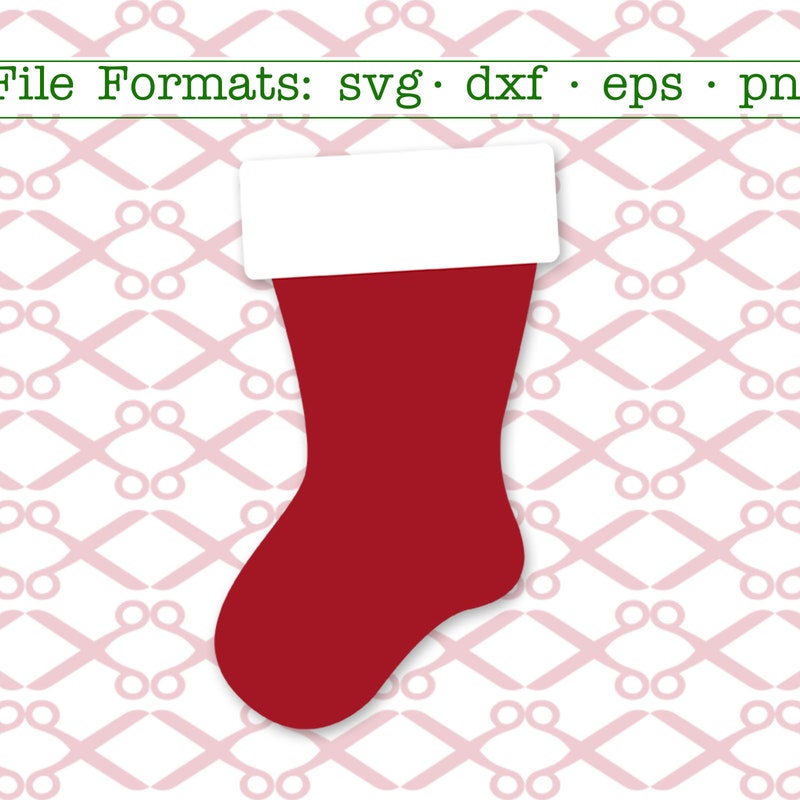 Stocking Svg - Etsy