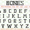Frankenstein Font Svg Dxf Eps, Png, TTF, Halloween Font, Spooky Gothic ...