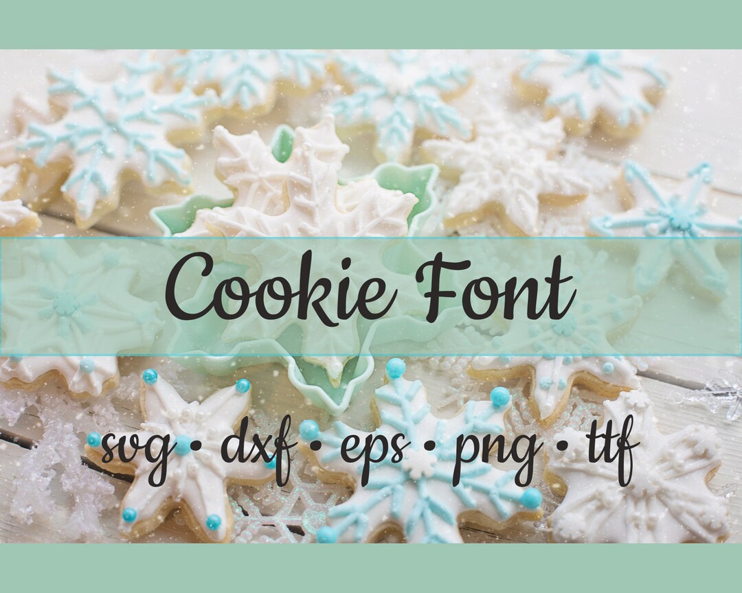 COOKIE Script SVG, Handwriting Font, Retro Script Monogram Svg, Dxf ...