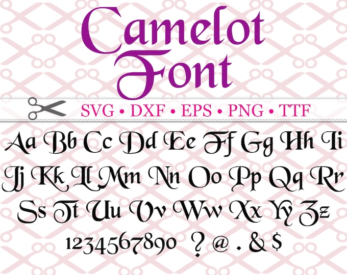 Boutique Font, Fancy Script Wedding Font Svg, Dxf, Eps, Png, TTF ...