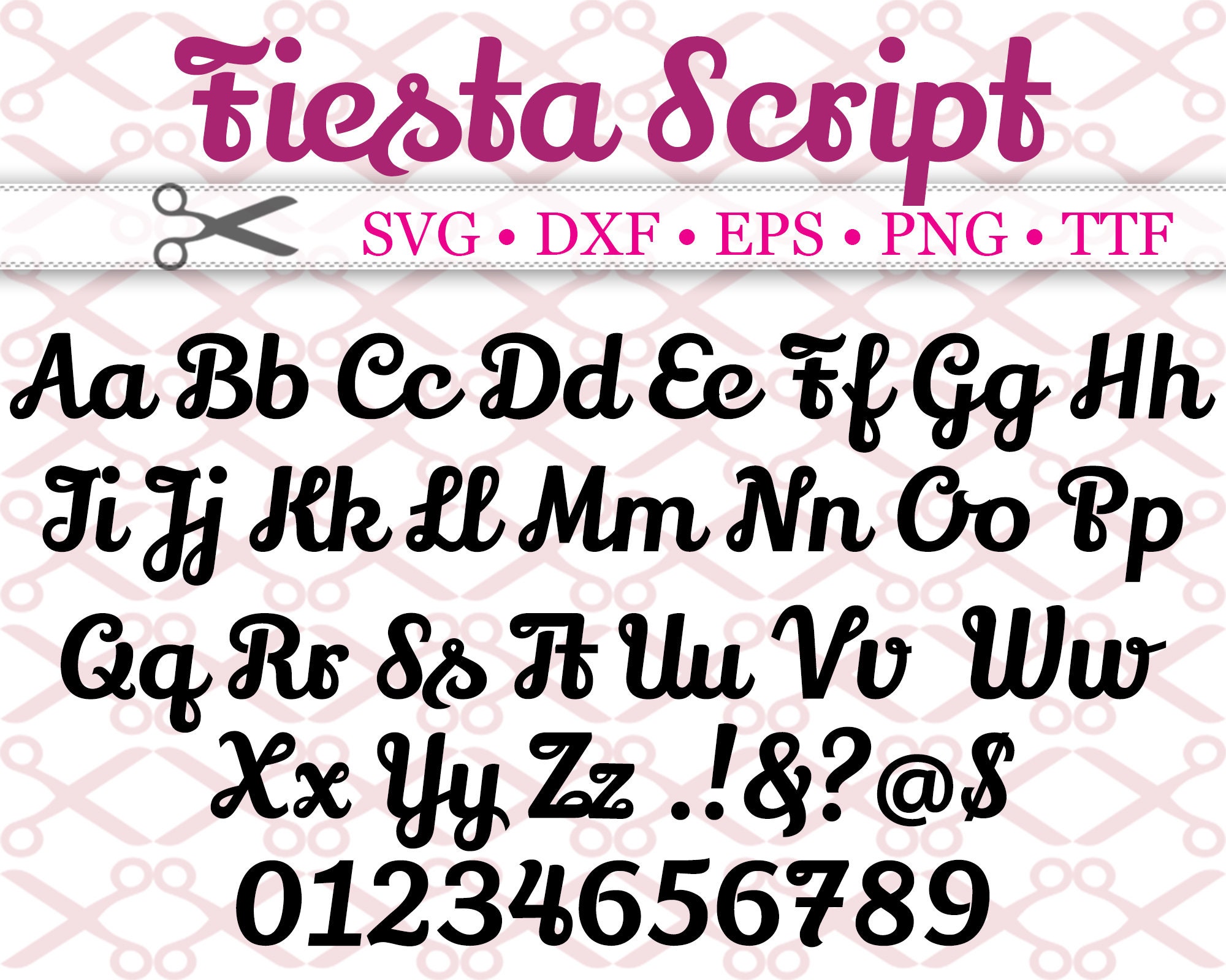 FIESTA Script SVG Decorative Font Retro Script Monogram Svg - Etsy FIESTA Script SVG Decorative Font Retro Script Monogram Svg - Etsy