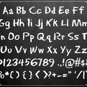 CHALKBOARD TTF, Chalk Font, Installable True Type Font, Commercial Use ...