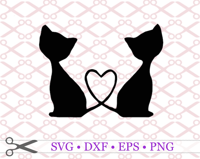 Cat Tail Silhouette SVG, Svg, Dxf, Cricut, Silhouette Cut File, Instant ...