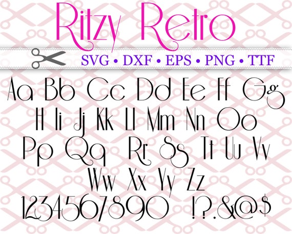 Art Deco Script Font