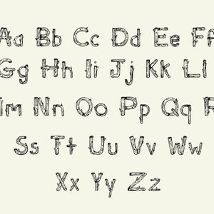 LOG CABIN Font Ttf, Installable True Type Font File, Rustic Font, Wood ...