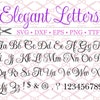 Bold Script SVG, Cursive Font, Fancy Script Font Svg, Dxf, Eps, Png, Elegant Script, Wedding ...