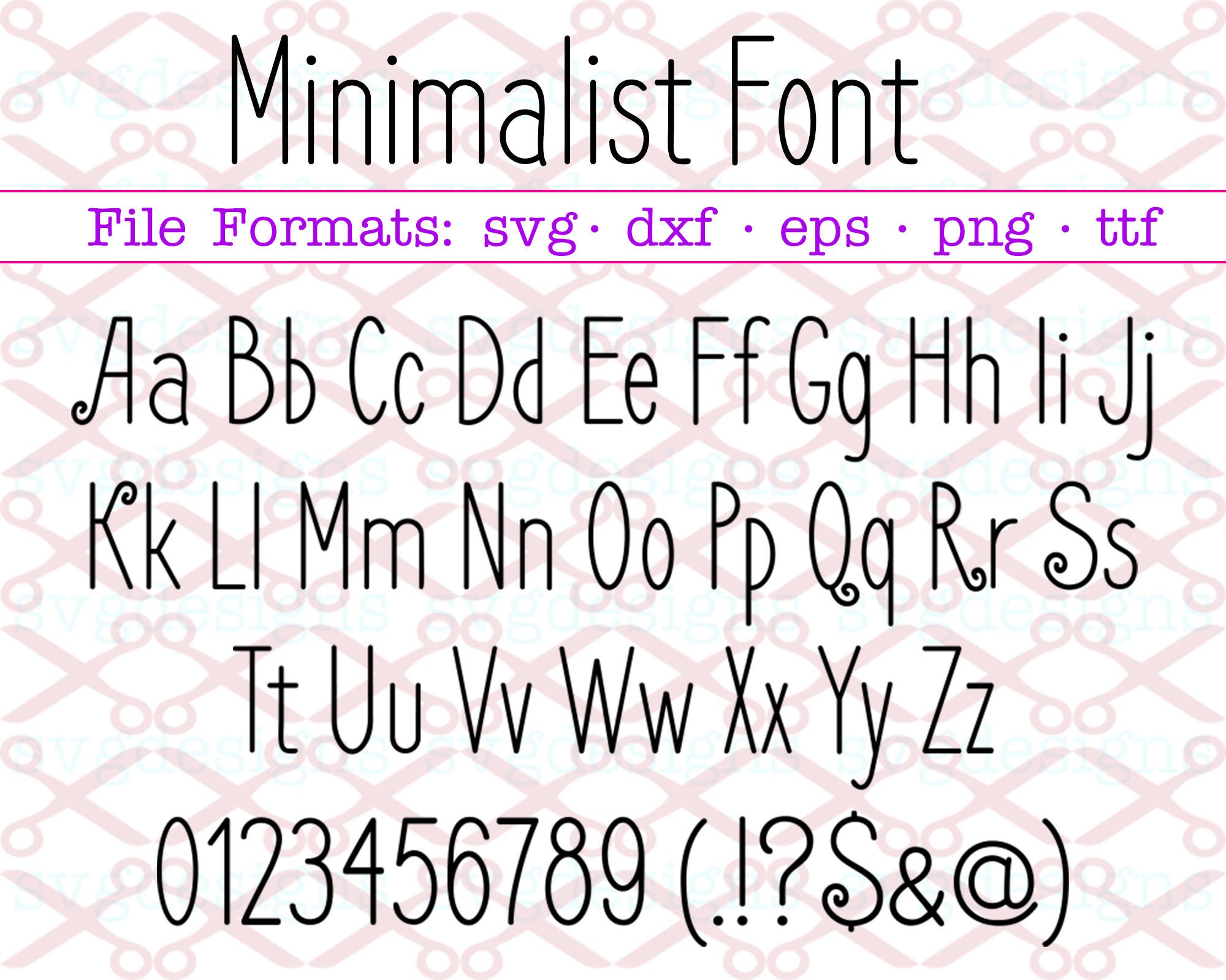 MINIMALIST Font, TTF Svg, Dxf, Eps, Png, Handwriting Font, Narrow Font ...