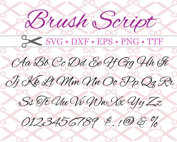 GRACIOUS Script Wedding Monogram Svg Dxf Eps Png Digital - Etsy