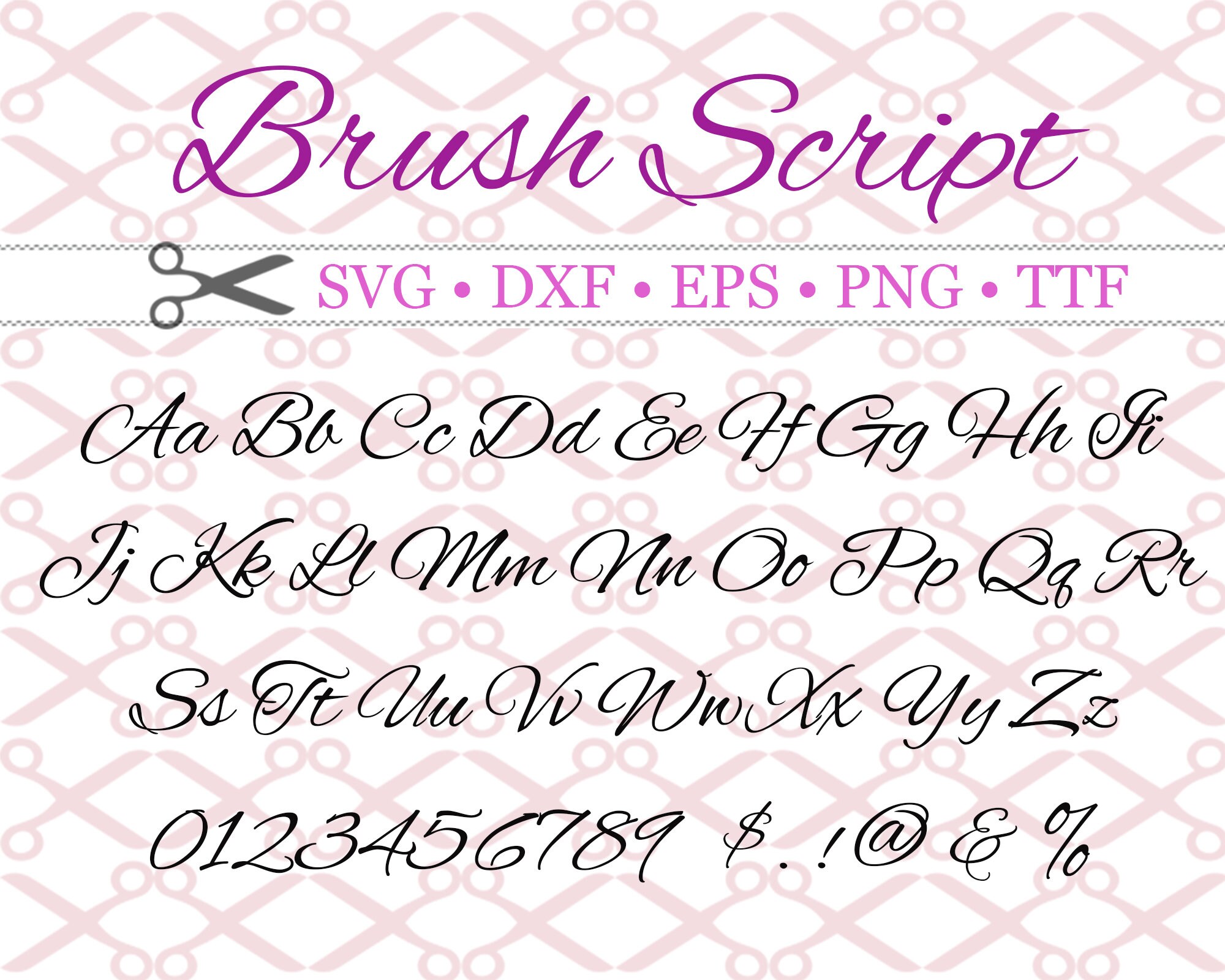 GRACIOUS Script, Wedding Monogram Svg, Dxf, Eps, Png, Digital Monogram ...