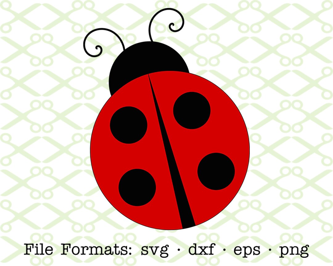 LADYBUG Svg Dxf, Eps, Png; Ladybug Clipart, Bug Svg, Lady Bug Svg ...