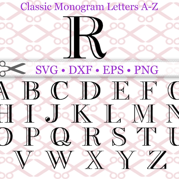 Monogram Letters - Etsy