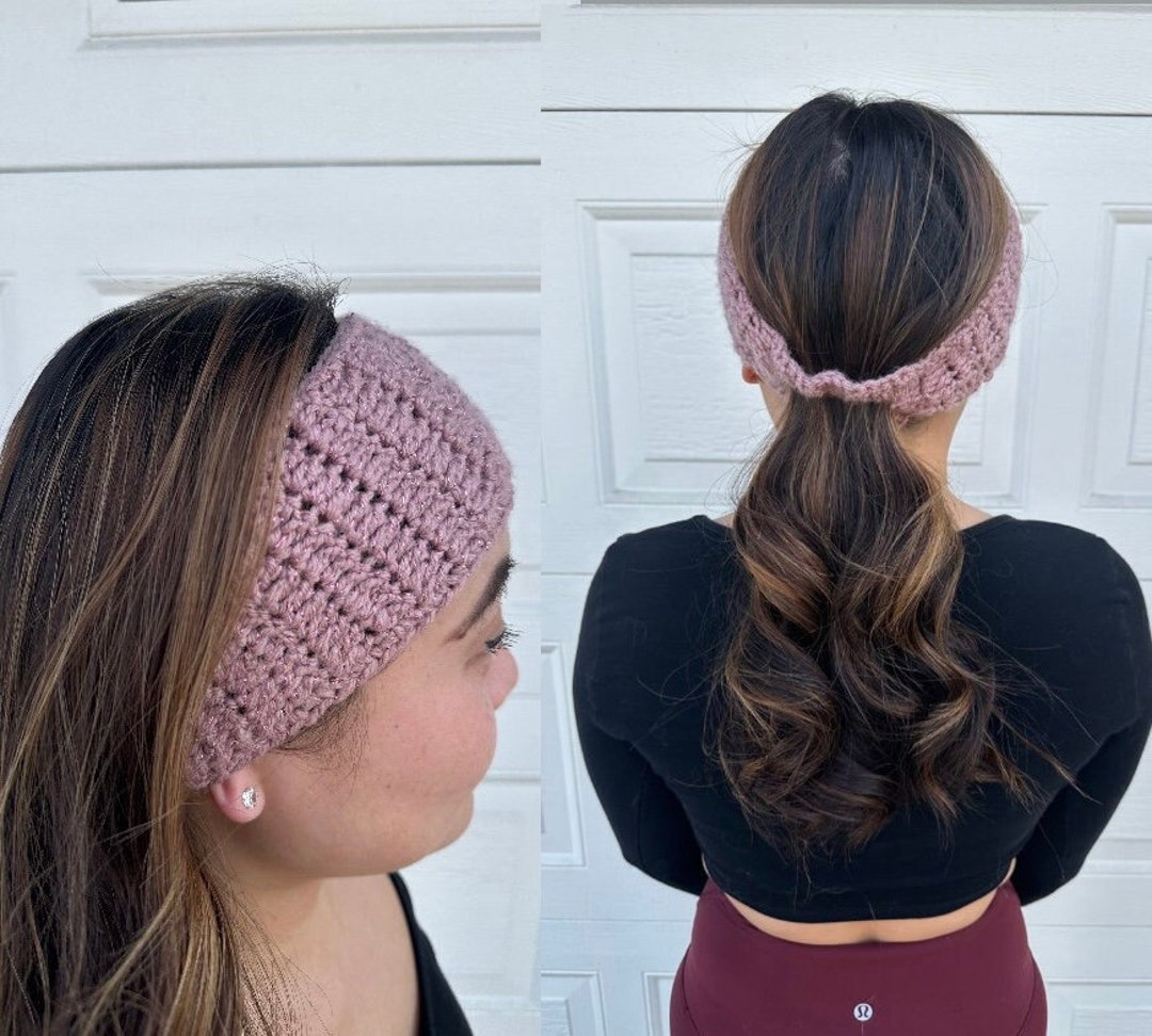 Crochet Winter Headband Pattern, Earwarmer Headband, Winter Headband ...